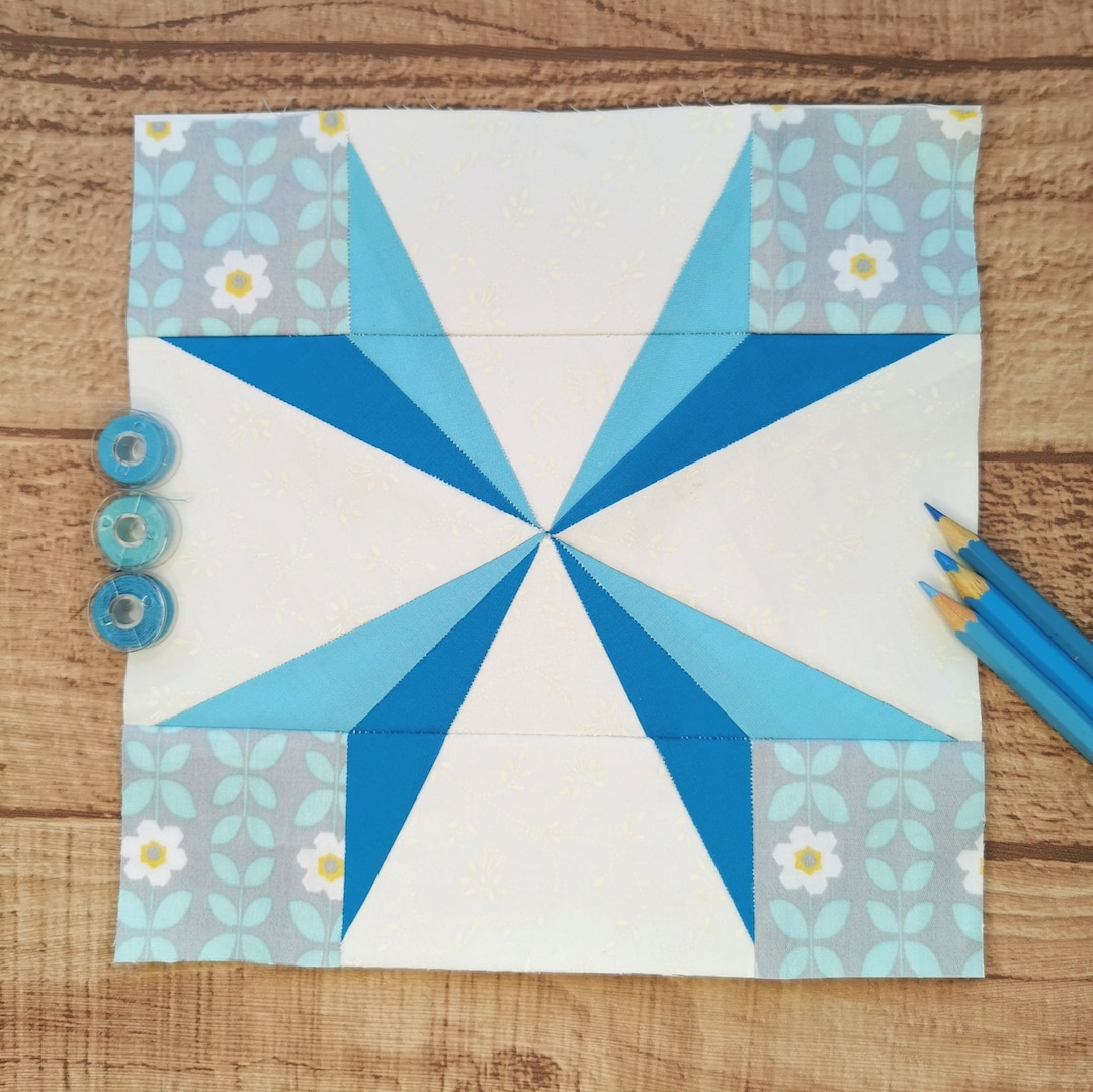 Square Explosion, Foundation Paper Piecing Pattern (FPP), Quilt Block ...