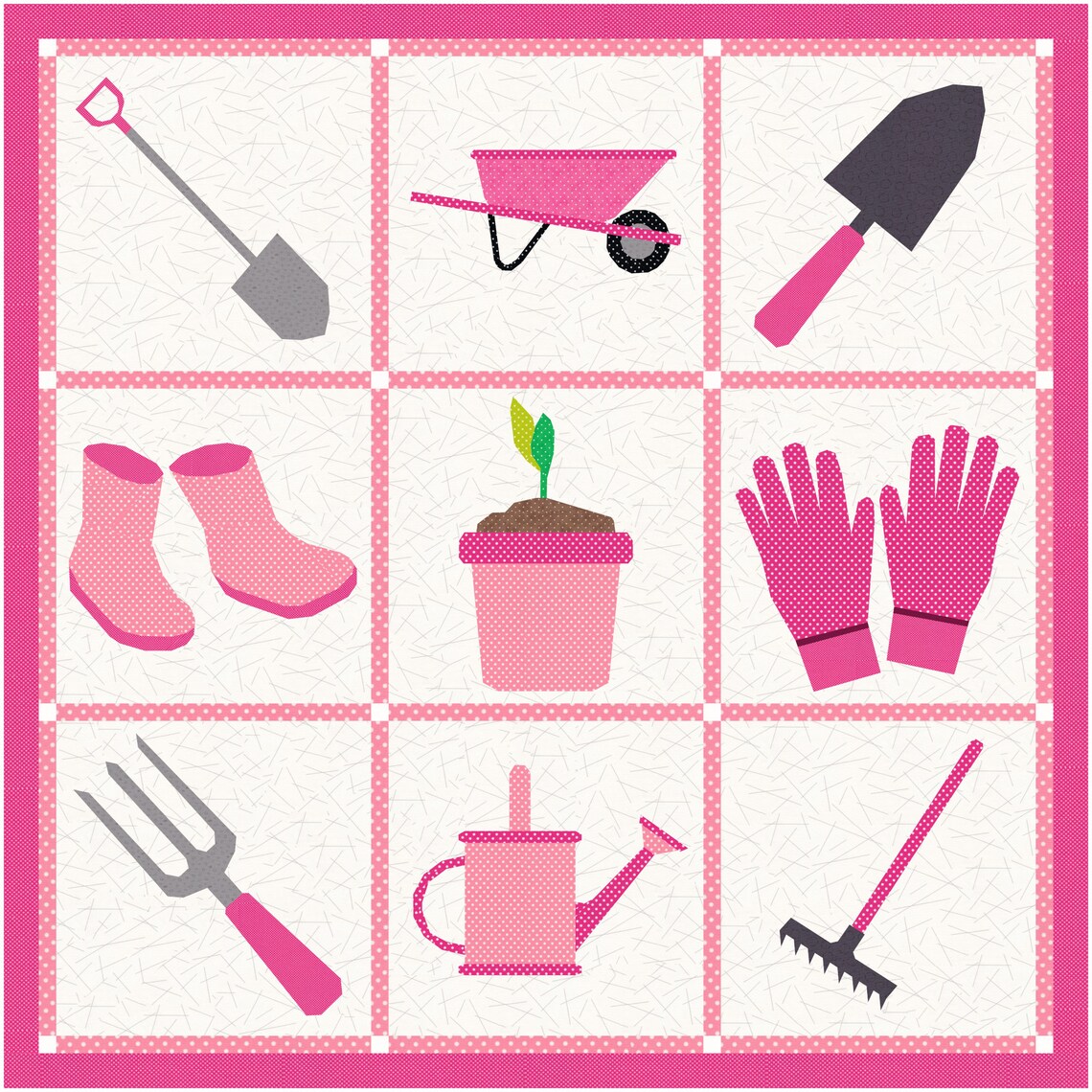 Wellies Foundation Paper Piecing Pattern FPP Quilt Block | Etsy