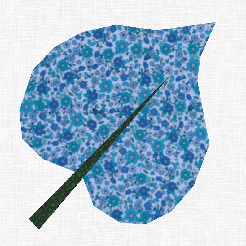 Leaf Collection, Foundation Paper Piecing Pattern (FPP), Quilt Block ...