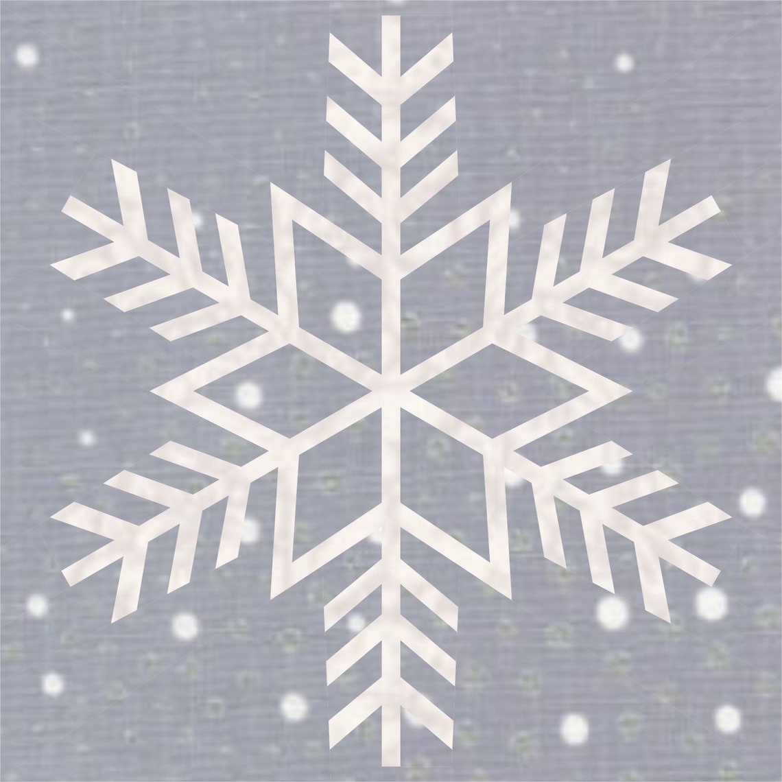 Snowflake, Foundation Paper Piecing Pattern (FPP), Quilt Block, PDF ...