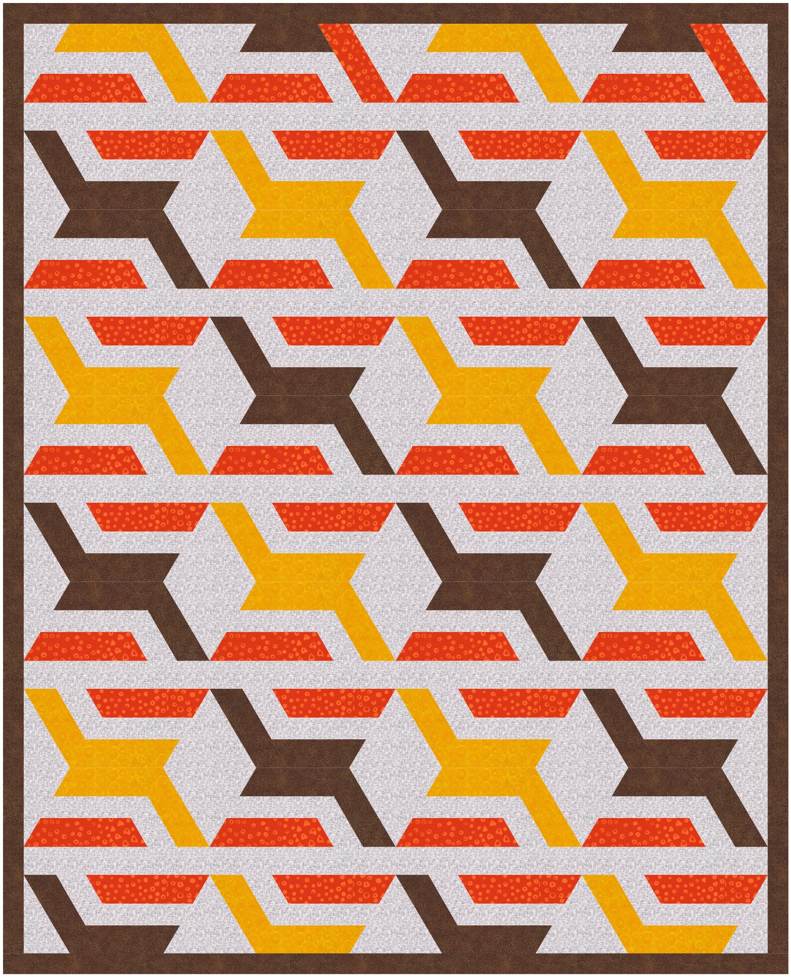 Hex Maze Hexagon Foundation Paper Piecing Pattern FPP - Etsy