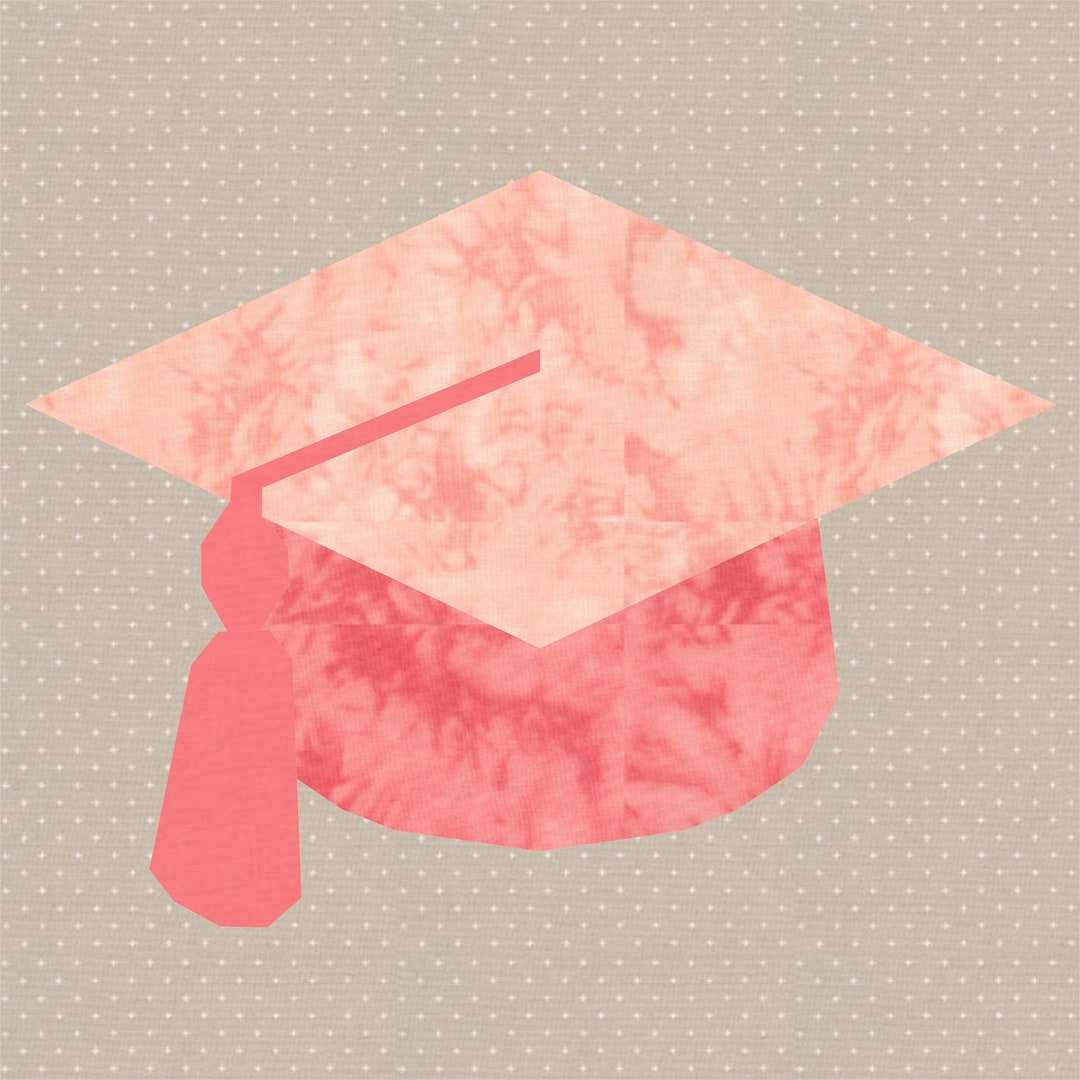 Graduation Cap, Foundation Paper Piecing Pattern (FPP), Quilt Block ...
