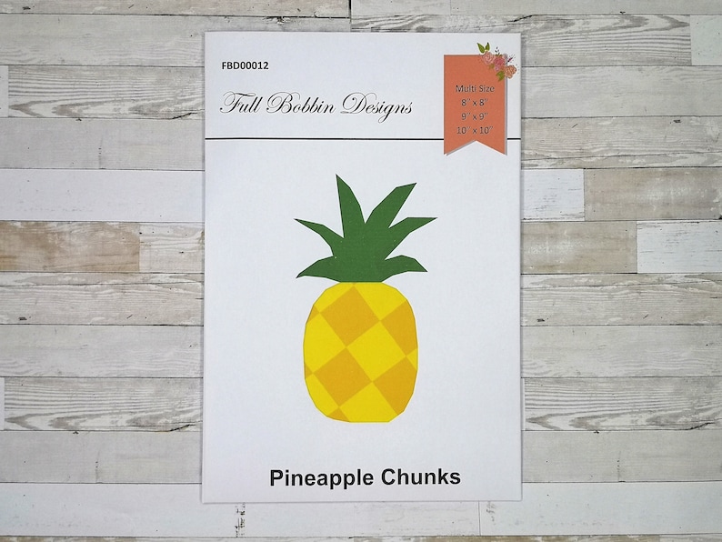 Pineapple Foundation Paper Piecing Pattern FPP Quilt Block - Etsy