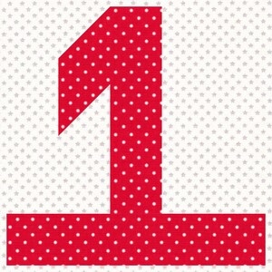 Serif Numbers, Foundation Paper Piecing Pattern (FPP Pattern), PDF ...