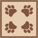 Woof, Paw Print, Foundation Paper Piecing Pattern (FPP Pattern), Quilt ...