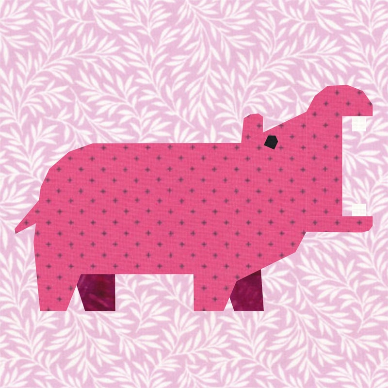 Hippo Quilt - Etsy