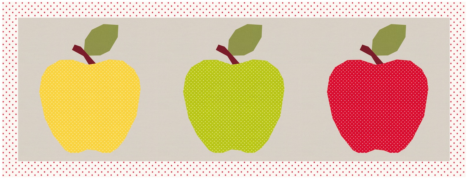 Apple a Day, Foundation Paper Piecing Pattern (FPP), Quilt Block, PDF ...