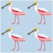 Spoonbill Roseate Foundation Paper Piecing Pattern (FPP), Quilt Block ...