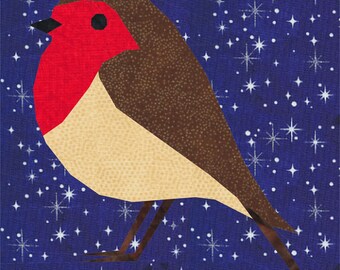 Robin Paper Pieced Quilt Block Pattern PDF - Etsy