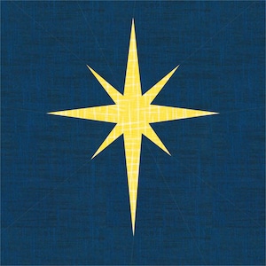 North Star, Foundation Paper Piecing Pattern (FPP), Quilt Block, PDF Pattern, 8 Sizes - Etsy