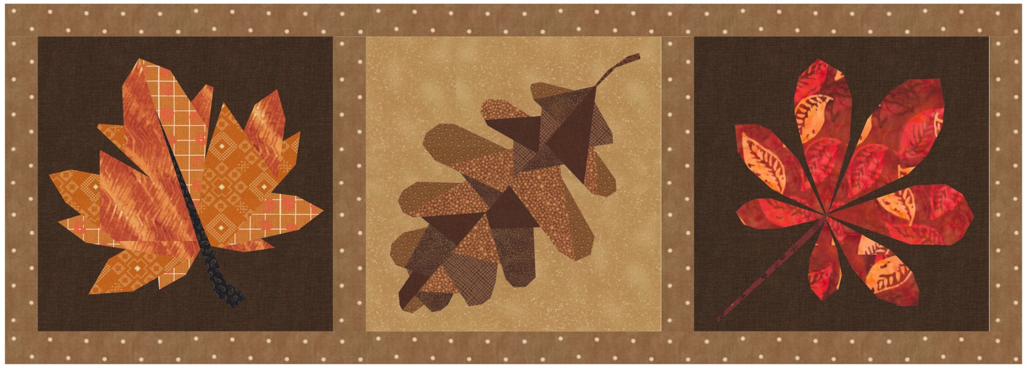 Maple Leaf, Foundation Paper Piecing Pattern (FPP), Quilt Block, PDF ...