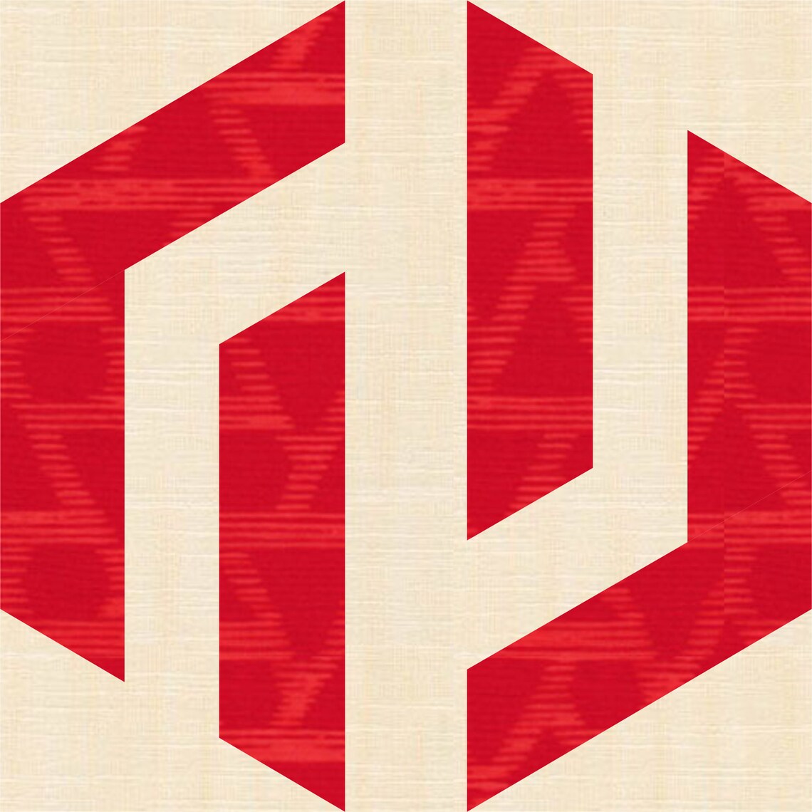 Hex Maze, Hexagon, Foundation Paper Piecing Pattern (FPP), Quilt Block ...