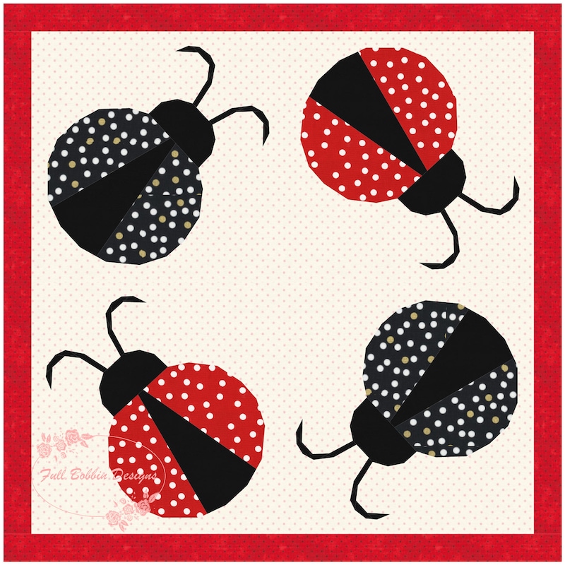 Ladybug Baby Quilt - Etsy
