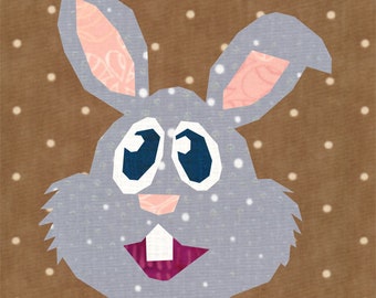 Bunny Paper Piecing Pattern, PDF - Etsy