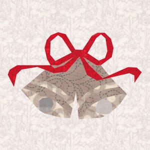 Carol of the Bells, Christmas Bells, Foundation Paper Piecing Pattern ...