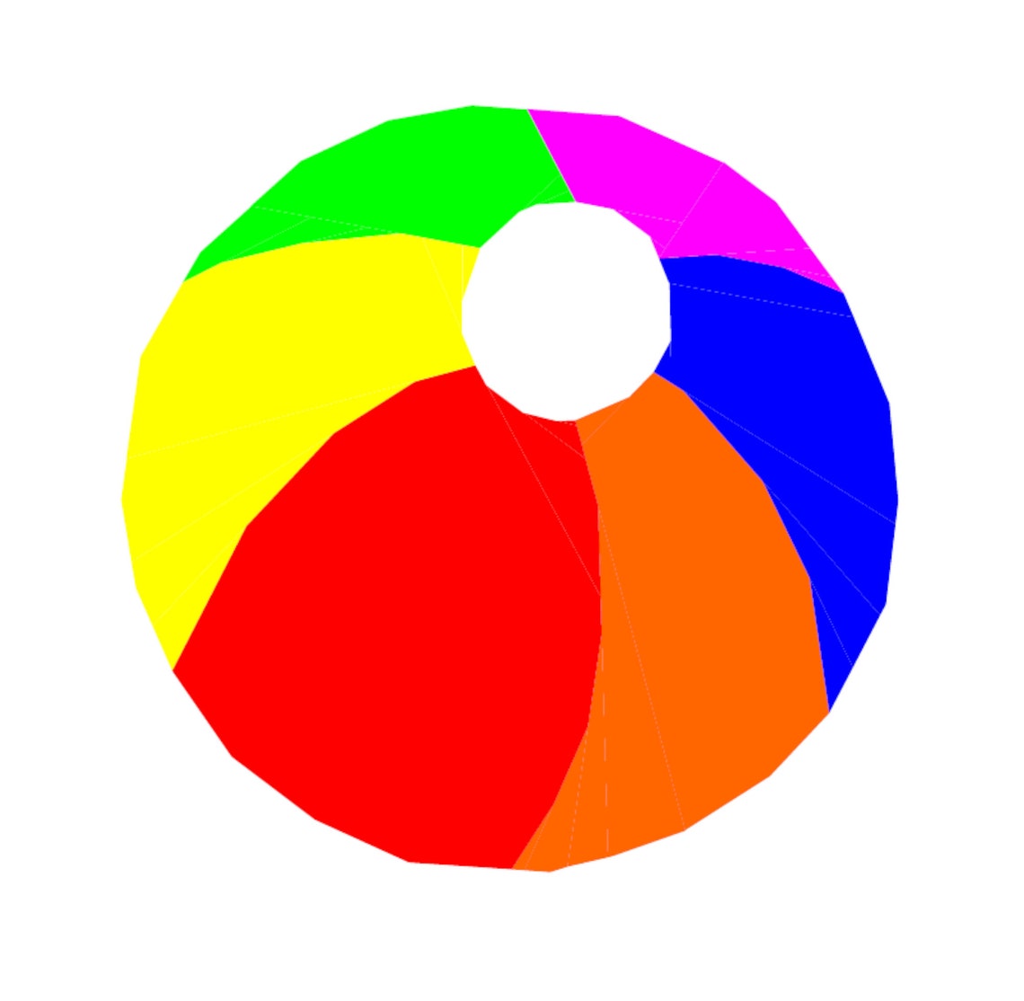 Beach Ball Foundation Paper Piecing Pattern FPP Quilt | Etsy