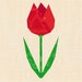 Tiptoe Through the Tulips, Flower Foundation Paper Piecing Pattern (FPP ...