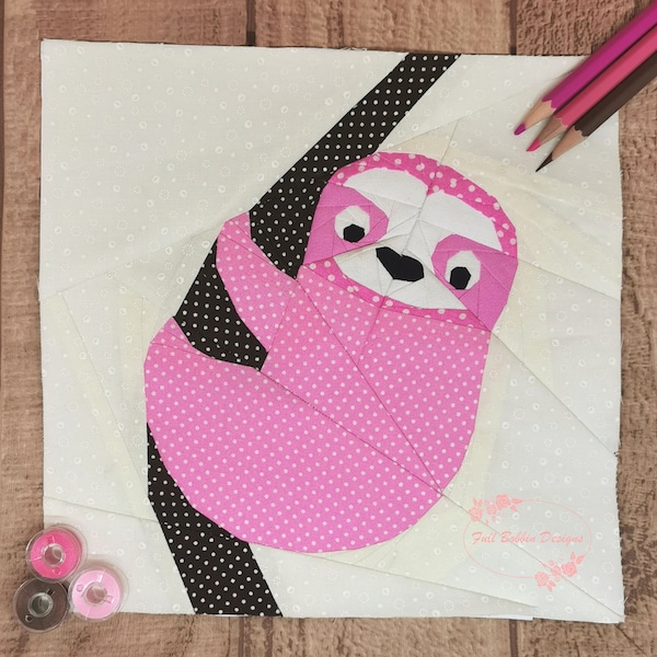 Sloth Quilt Pattern - Etsy