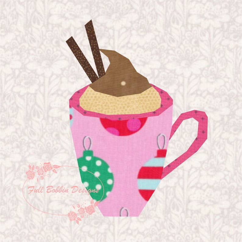 Hot Chocolate Foundation Paper Piecing Pattern FPP Quilt | Etsy