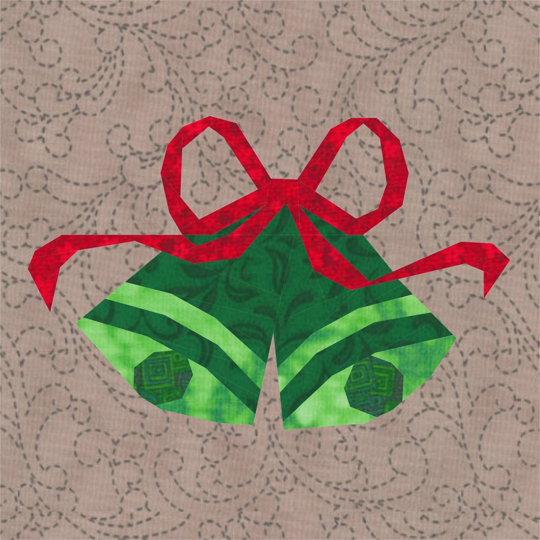 Carol of the Bells, Christmas Bells, Foundation Paper Piecing Pattern ...