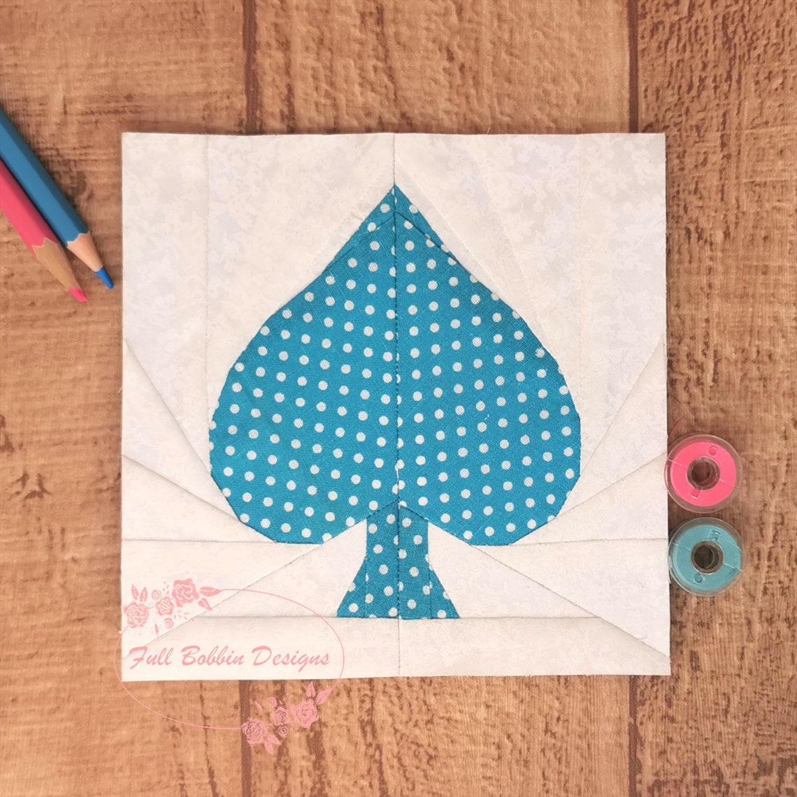 The Gambler, Playing Cards, Foundation Paper Piecing Pattern (FPP ...