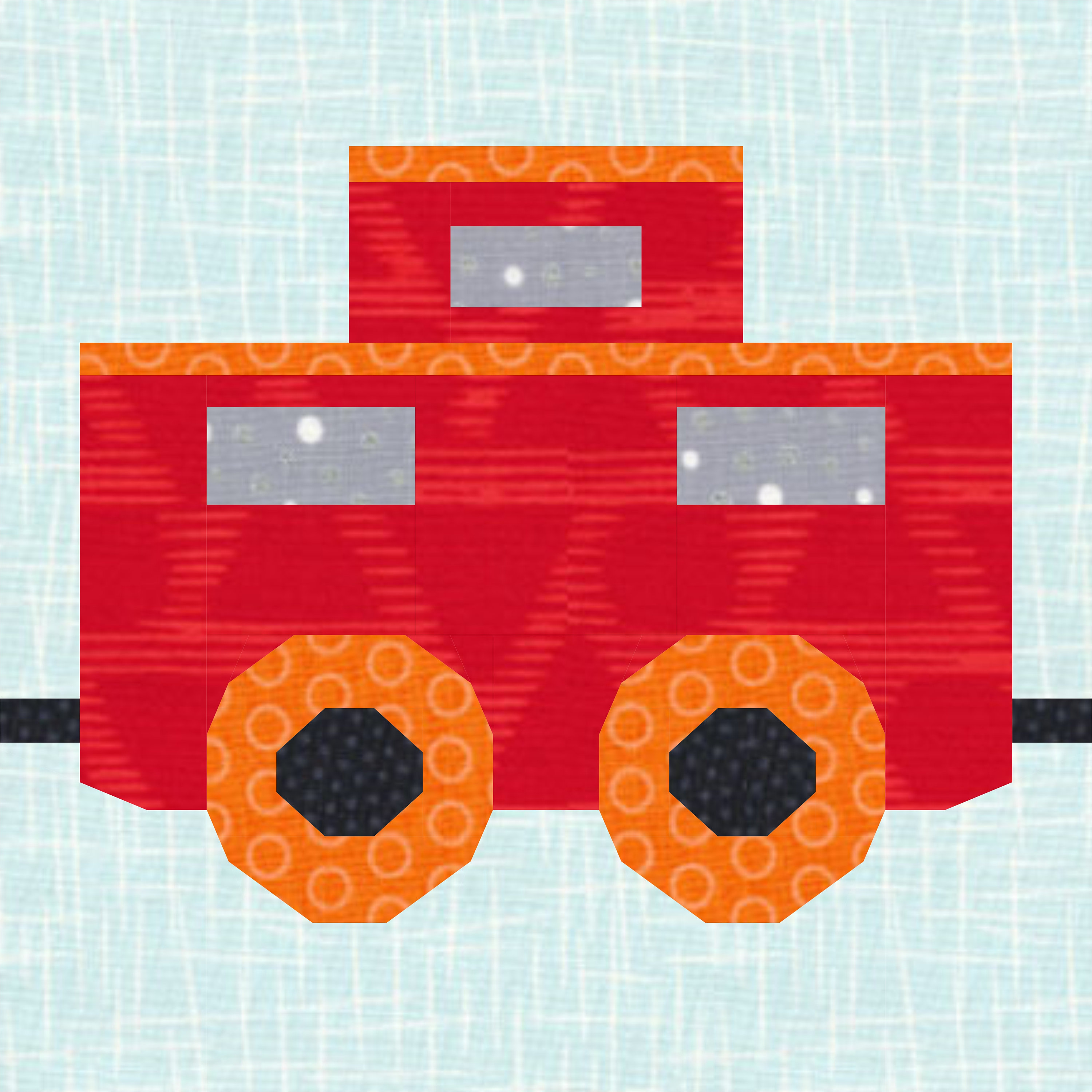 Choo Choo Train, Locomotive, Foundation Paper Piecing Pattern (FPP ...