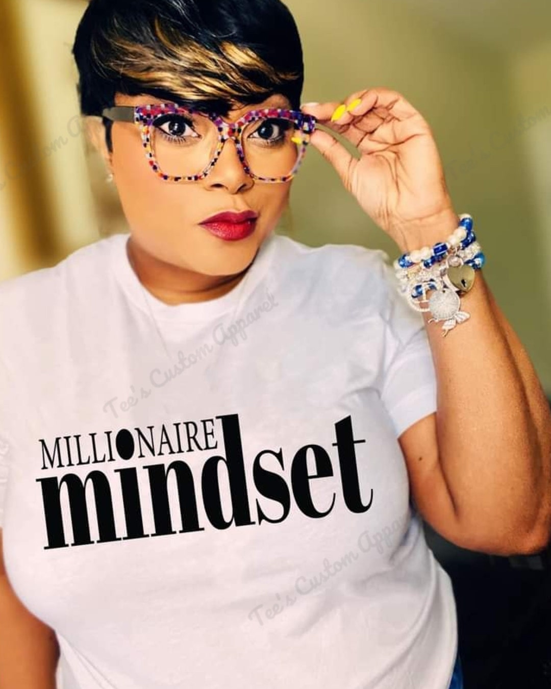 Millionaire Mindset Shirt, Entrepreneur Shirt, Statement Tee, Inspirational Shirt, Mindset ...