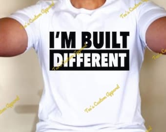 Built Different Shirt - Etsy