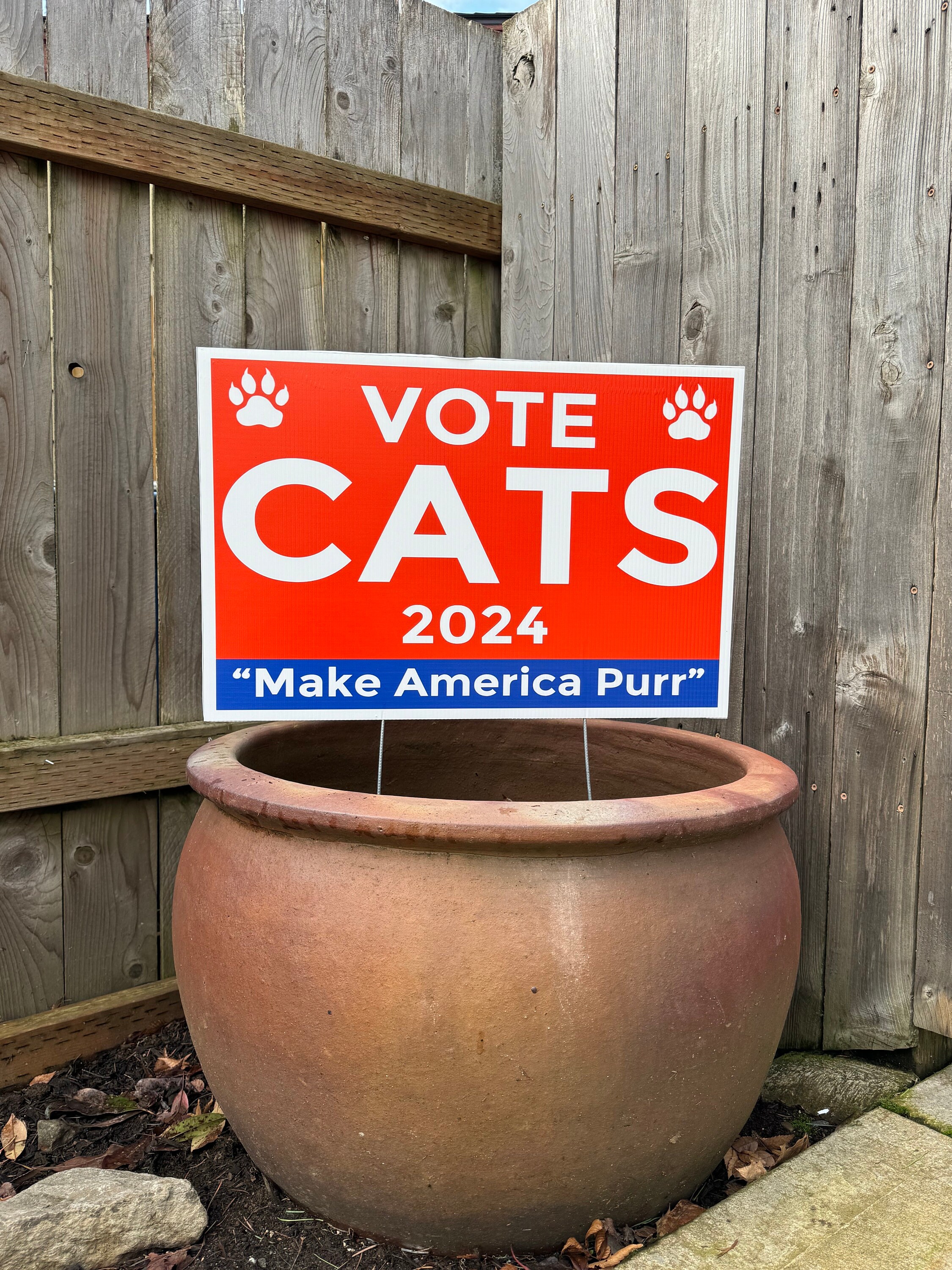 NEW: VOTE CATS 2024 Yard Signs - Etsy