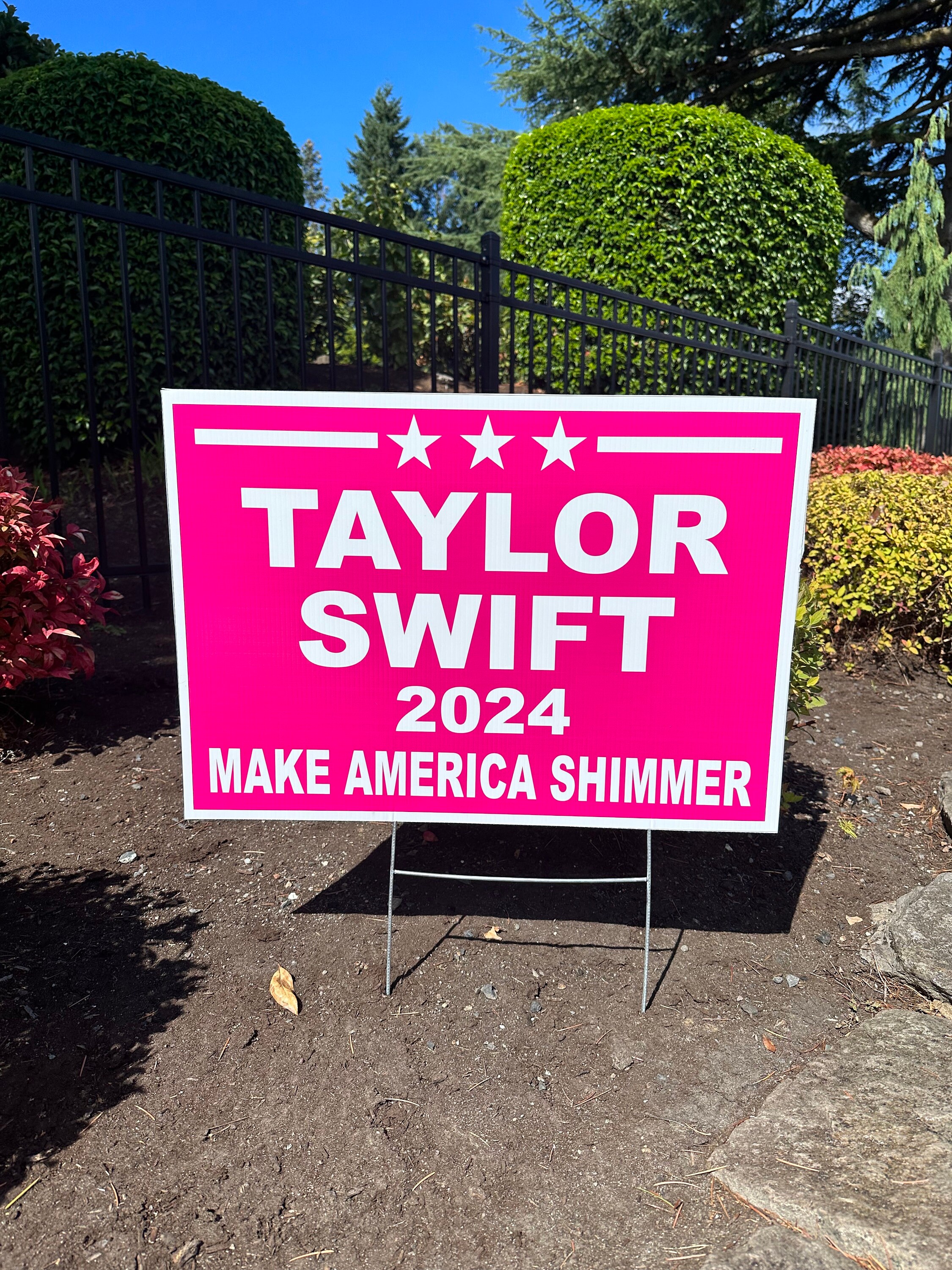 LIMITED Taylor Swift SHIMMER 2024 Yard Signs - Etsy