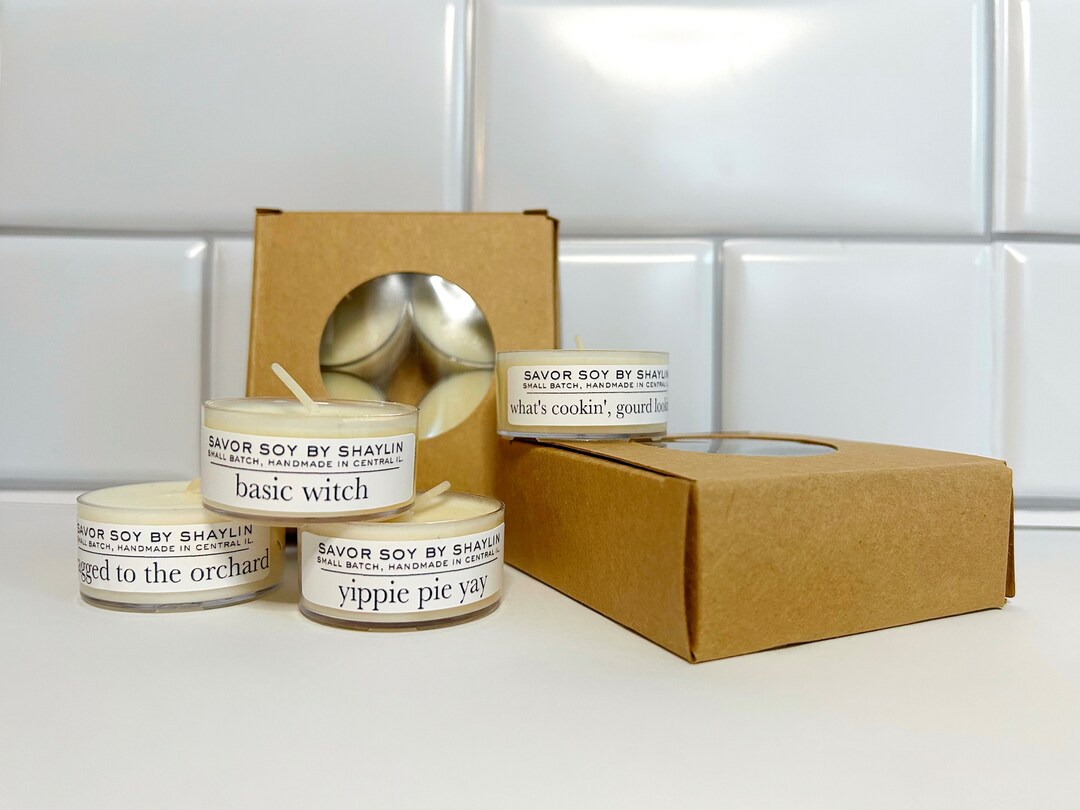 Soy Candle Sample Pack Fall Sample Pack Tea Light Candles - Etsy