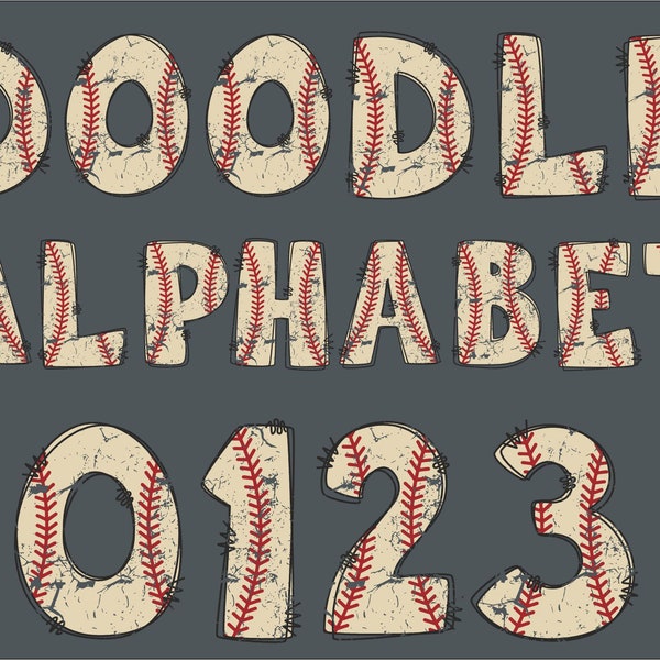 Baseball Letters - Etsy