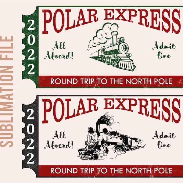 Polar Express Sign - Etsy