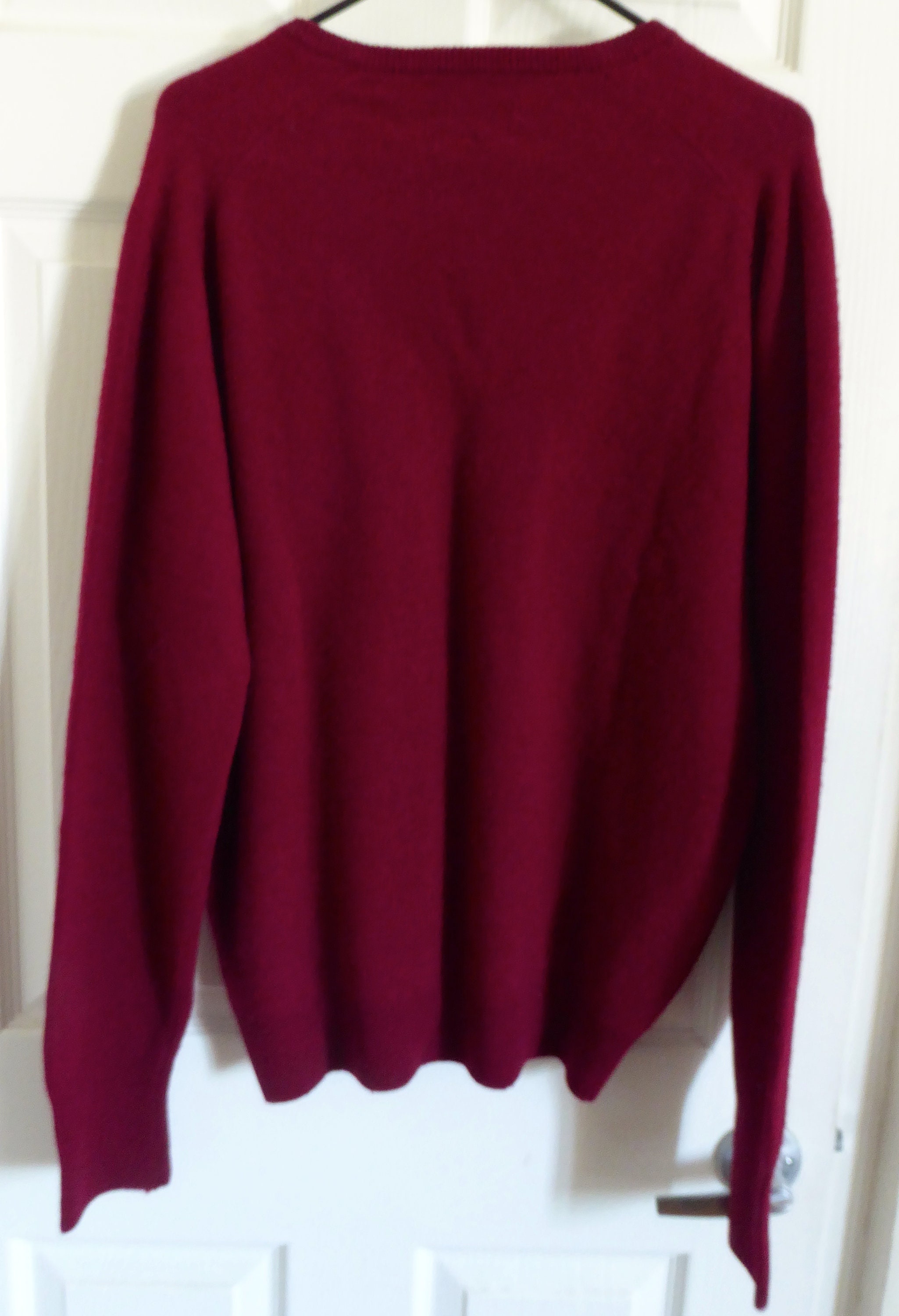 Vintage Sir Pendleton XL Maroon/burgundy/red Sweater RARE Wool/cashmere ...