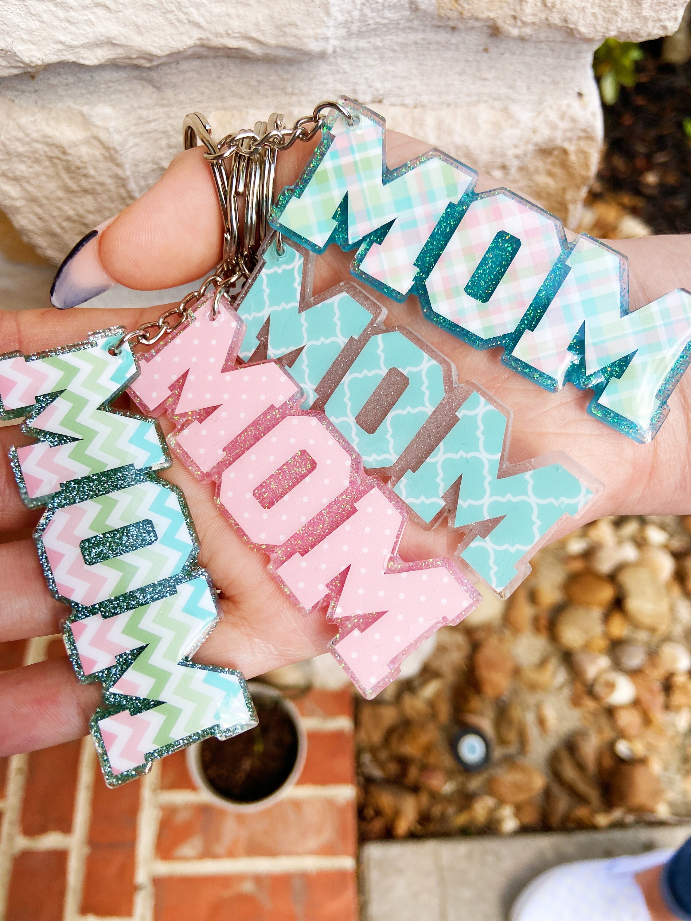 Mom Keychains - Etsy