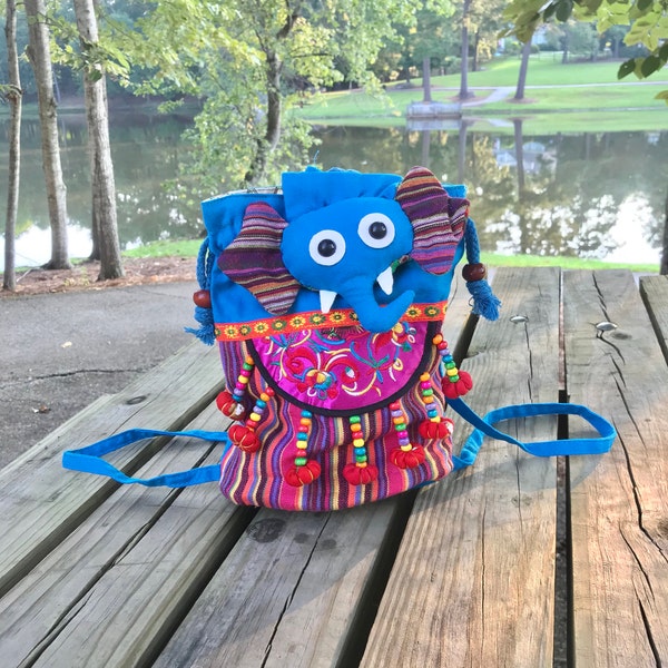 Blue Elephant - Etsy