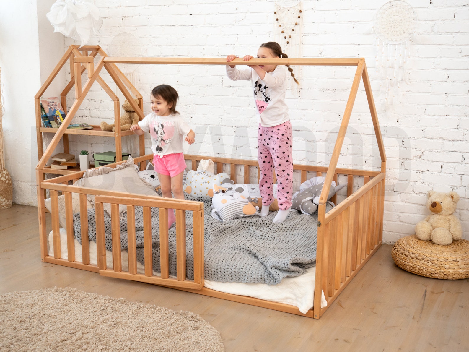 Kids Bedroom Toddler House Bed Children Home Home & Living - Etsy UK