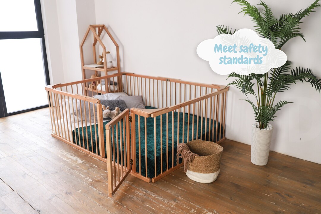 Multifunctional Playpen Bed for Toddler by Busywood, Kids Transformable ...