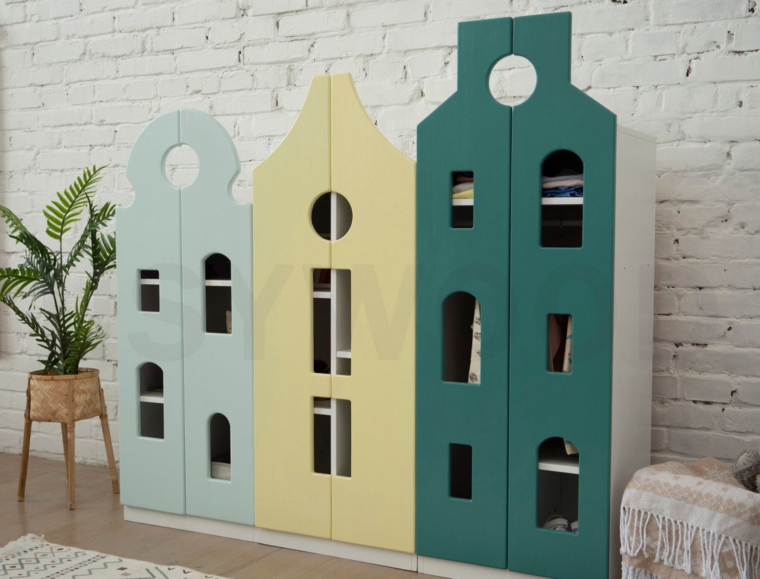 Toddler Wardrobe, Montessori Kids Closet by Busywood, Nursery Wardrobe ...