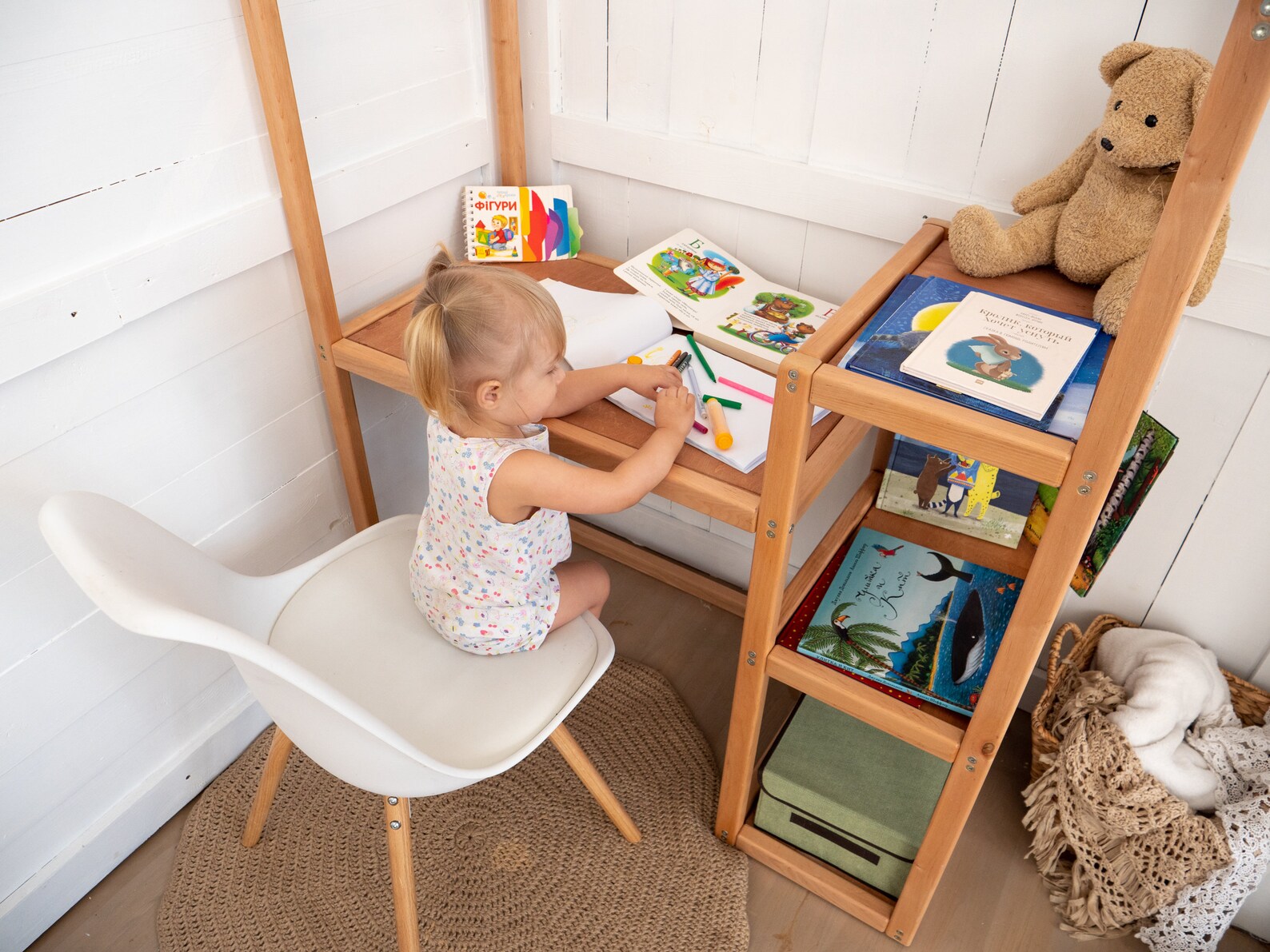 Montessori table Kids furniture Toddler table Kids table | Etsy