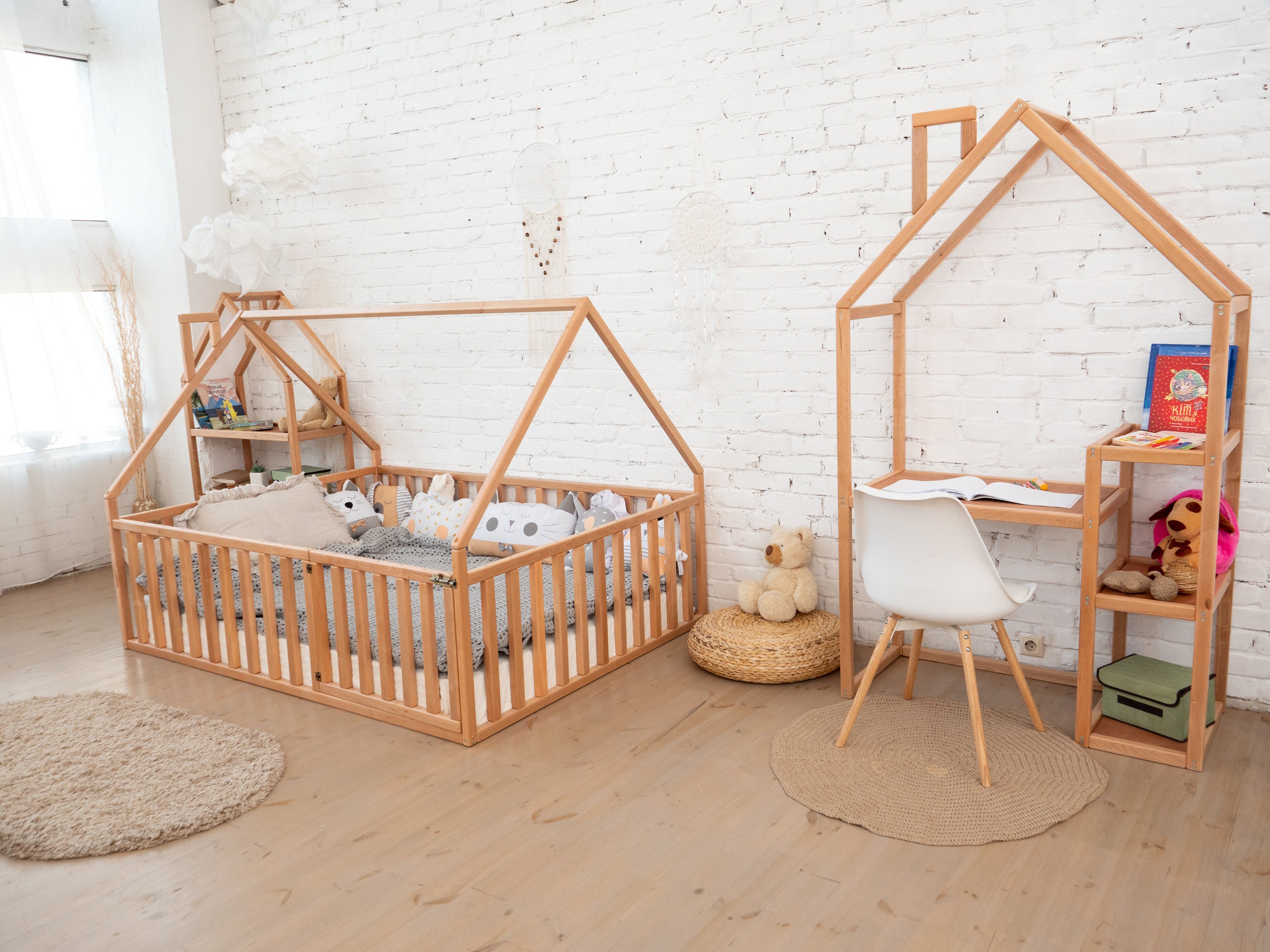 Kids Bedroom Toddler House Bed Children Home Home & Living | Etsy UK