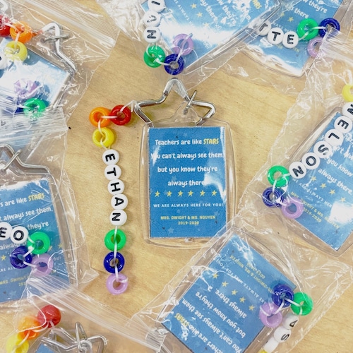 Personalized Student Keyrings Student Gifts Class Gift - Etsy