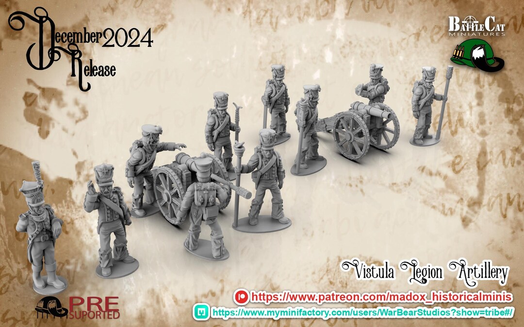 Napoelonic Vistula Legion Artillery - Etsy