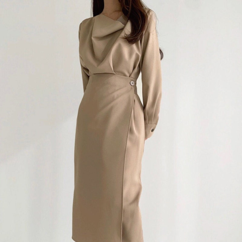 Draped Dress Pattern - Etsy