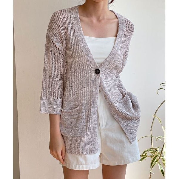 No Button Cardigan - Etsy