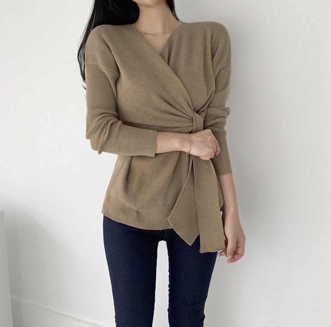 Sweaters for Women / Wrap Mood Top / Knits for Women / Knit | Etsy