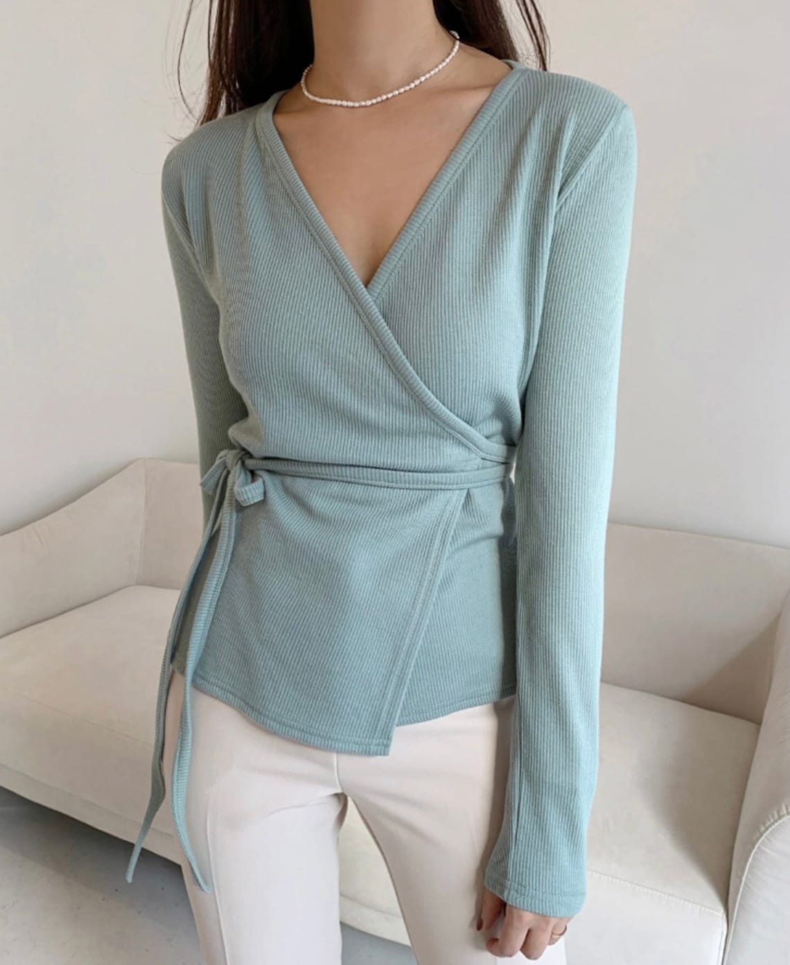 Top for Women / Wrap Top / Wrap Mood Top / Wrap Tie Blouse / - Etsy