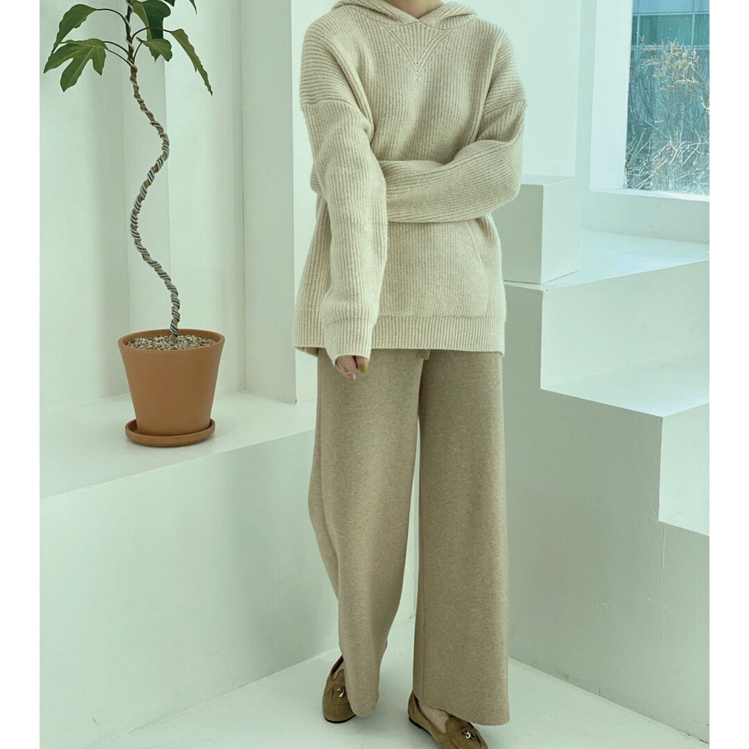 Wool Pants / Wide Wool Pant / Wide Pants for Women / Knit Pants ...