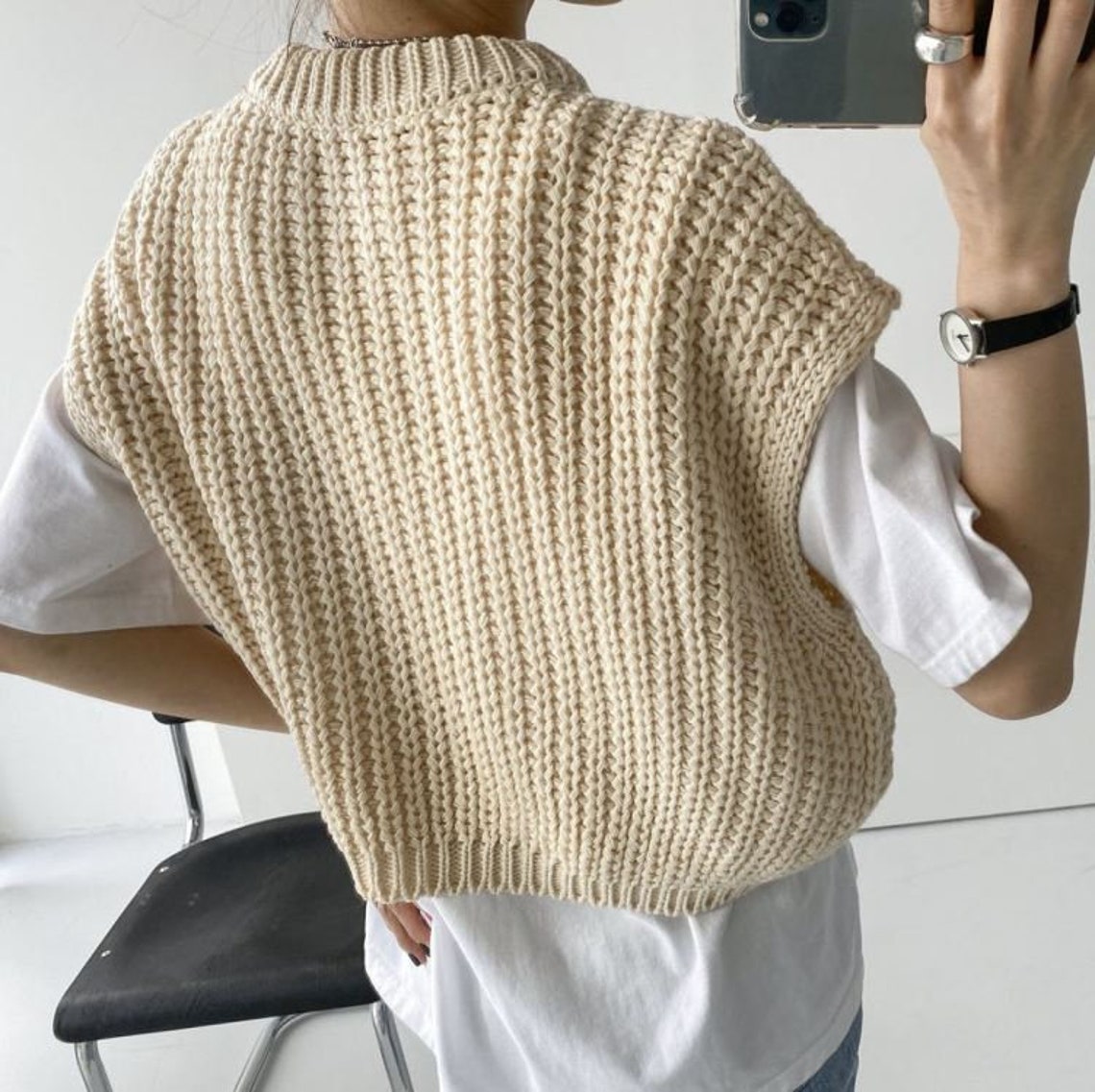 Sweater Vest / Knit Vest / Cable Knit Vest / Sweaters for - Etsy