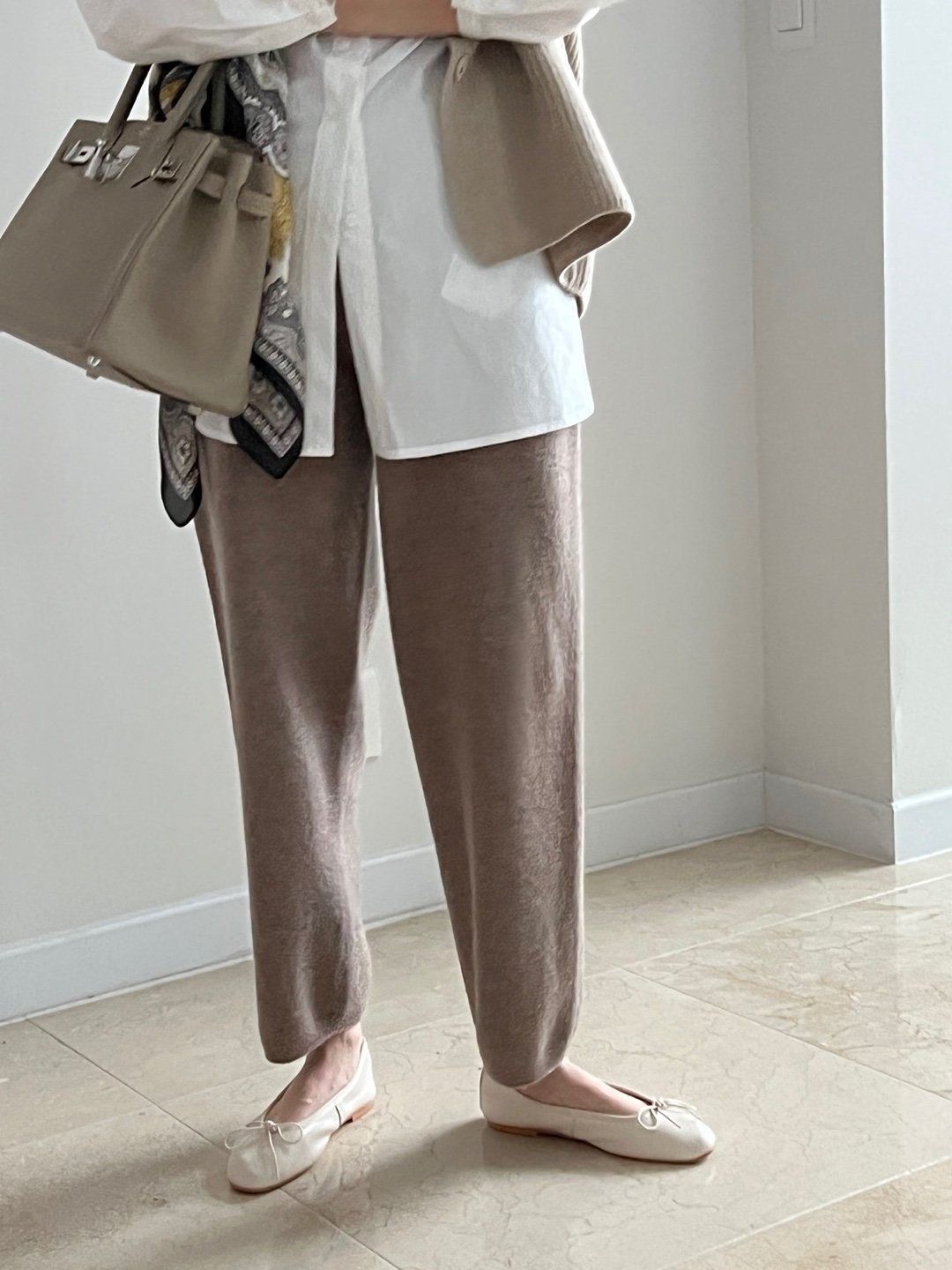 Fine Wool Knit Pants / Wool Knit Pants / Sweater Pants / Wide Leg Pants ...